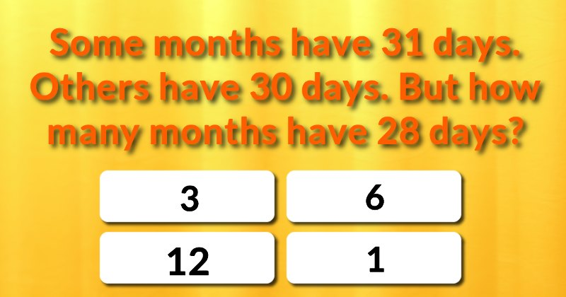 Are You Able To Answer These 12 Tricky Questions? – HitDigs