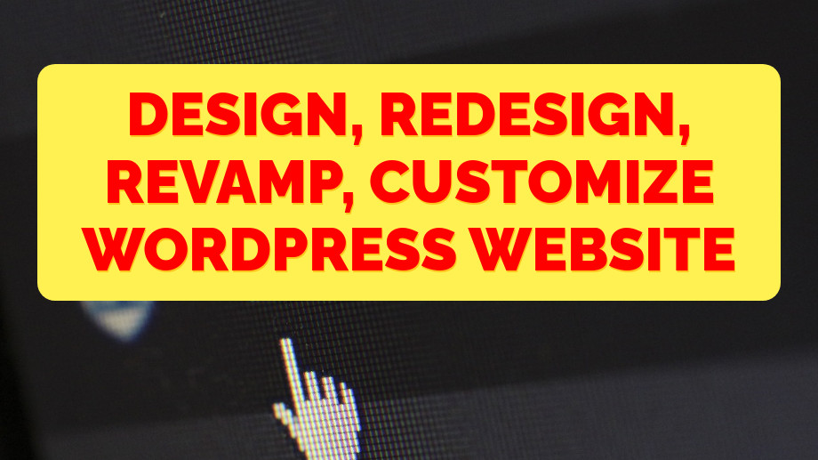 design, redesign, revamp, customize wordpress website Thumbnail, Poster ...